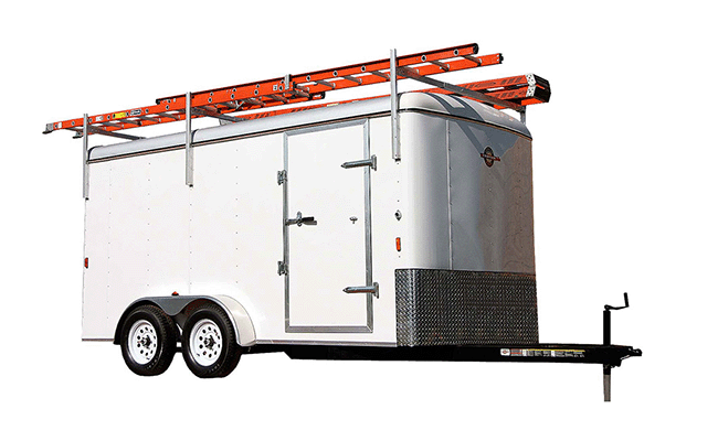 Ladder Rack, Aluminum - Carry-On Trailer
