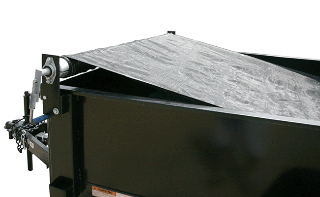 Tarp For 6' x 12' Dump Trailer - Carry-On Trailer